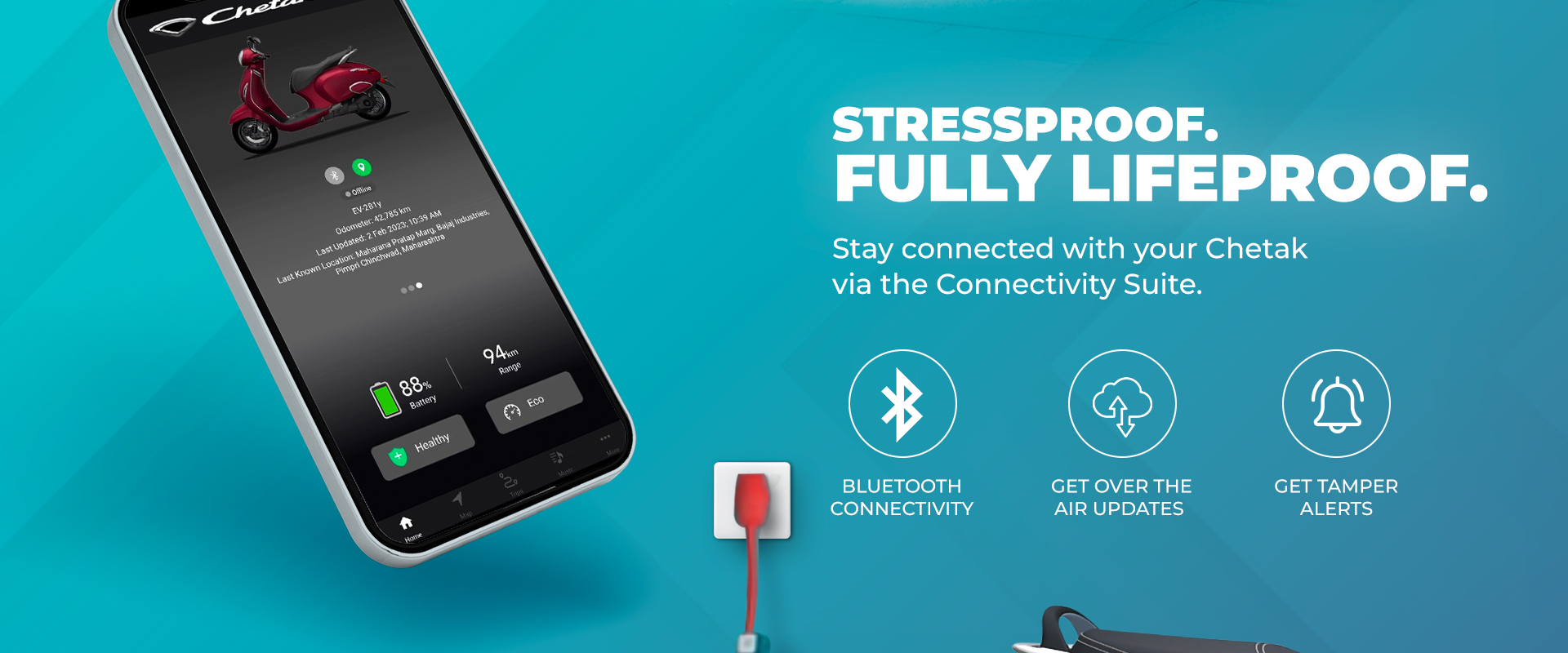 Chetak Smart Electric Scooter - Price, Colours, Range