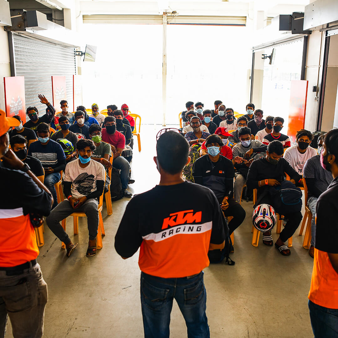 The KTM Track Day participants have the willingness to learn, and we ...